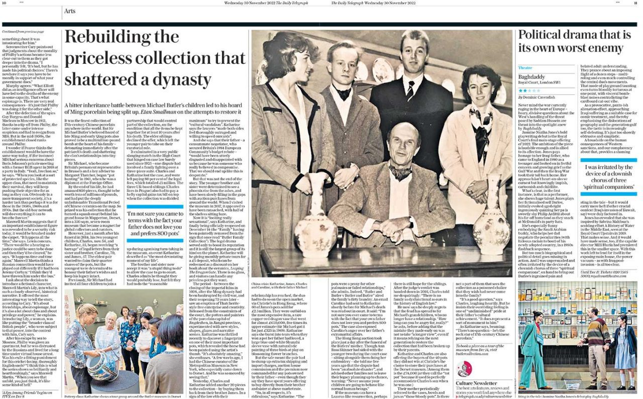 Telegraph Butler Feature | The Butler Collection